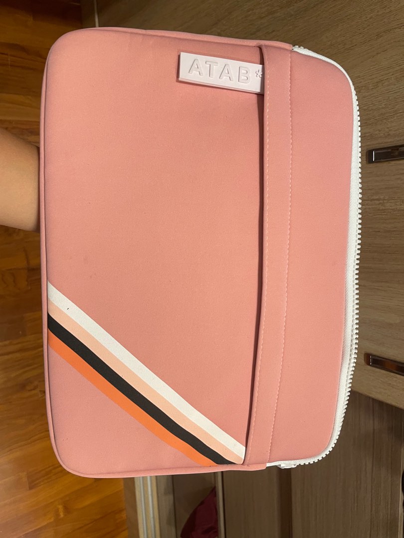 Typo pink laptop case, Computers & Tech, Parts & Accessories, Laptop ...