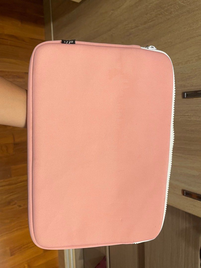 Typo pink laptop case, Computers & Tech, Parts & Accessories, Laptop ...