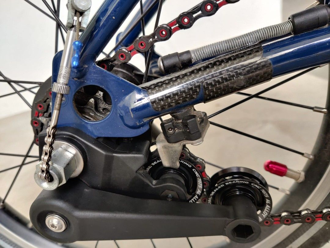 UJ Union Jack Jockey Pulley Wheels Brompton Aceoffix 3sixties Pikes ...