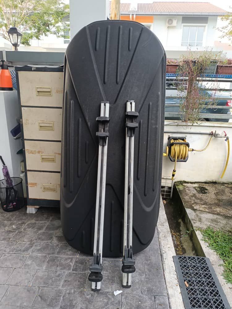 Ultra Slim Roofbox With Roof Rack (TAKA BUBBLE DESIGN MD-450BB), Auto ...