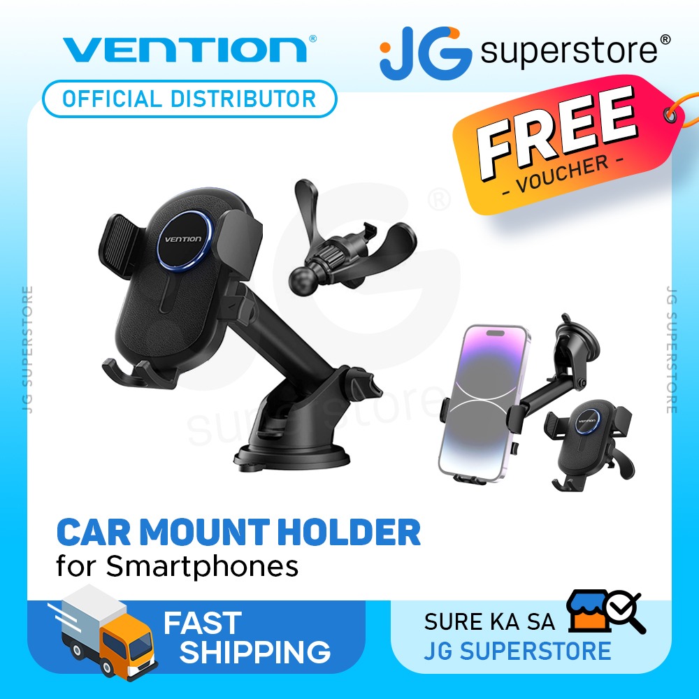 VENTION Multi-Function Mobile Phone Mount Holder for Car Vent ...