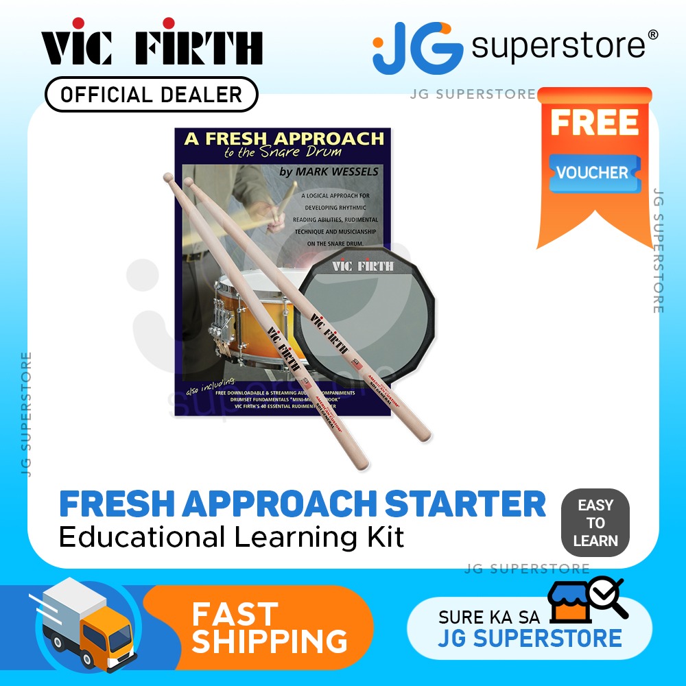 Vic Firth FASP Fresh Approach Starter Pack to Snare Drum Educational ...