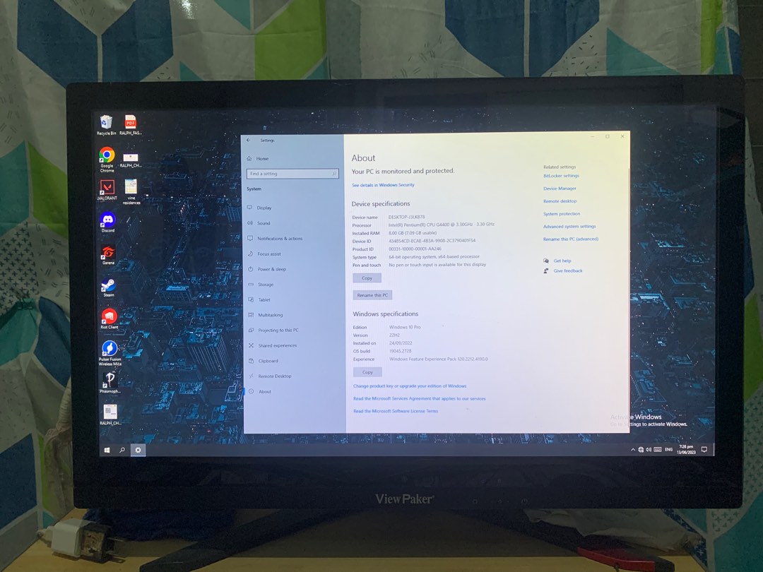 Viewpaker All In One Monitor 28”, Computers & Tech, Desktops on Carousell