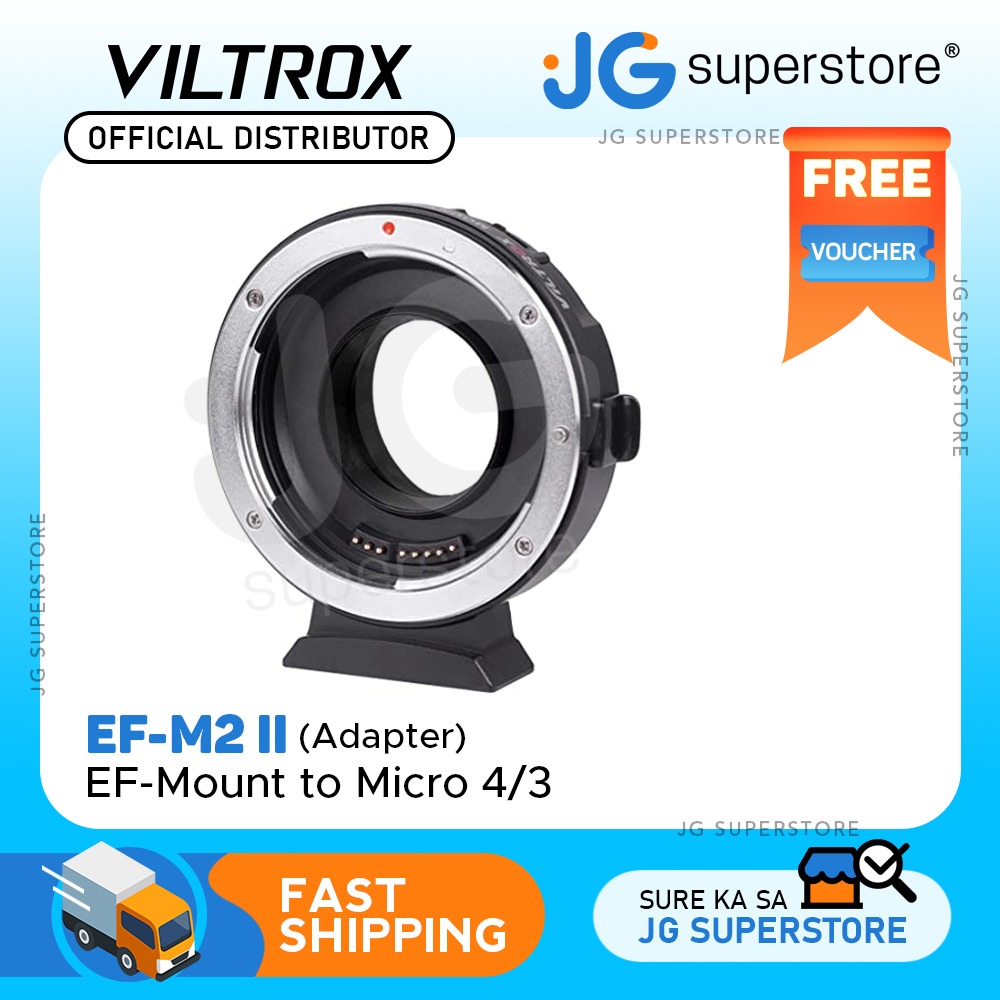 Viltrox EF-EOS M2 0.71x Speed Booster Camera Lens Adapter for Canon EF-Mount Lenses to EF-M ...