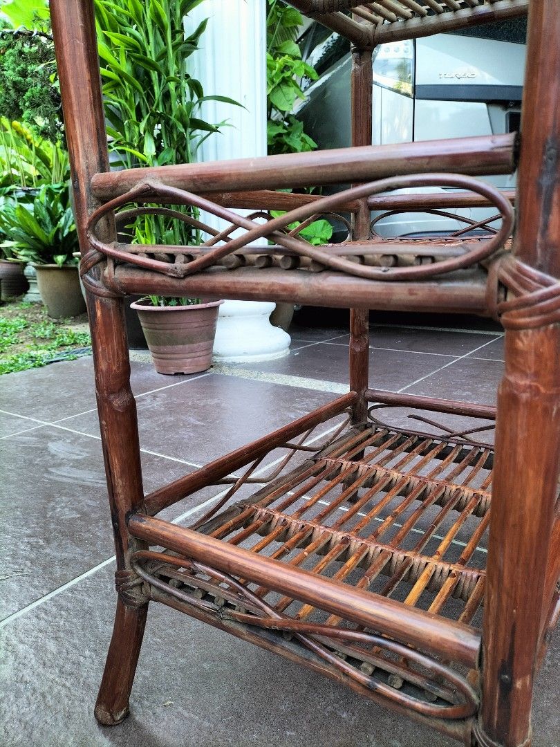 Vintage Manau Rattan Wicker Rack-FVgs1000d623, Hobbies & Toys ...