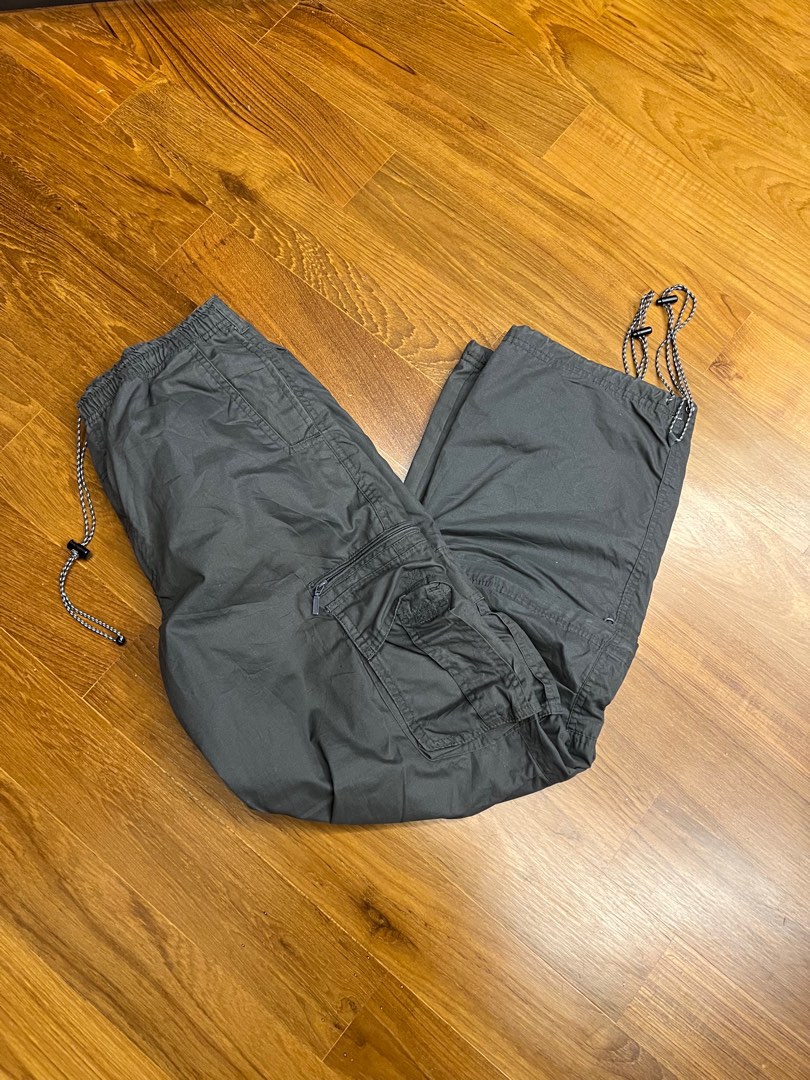 Vintage Parachute Cargo Pants, Men's Fashion, Bottoms, Trousers on Carousell