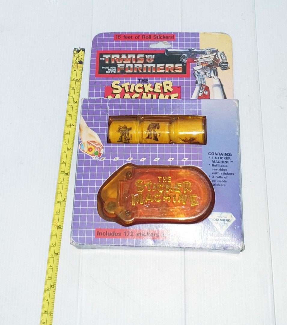 vintage transformers g1 stickers machine, Hobbies & Toys, Toys & Games ...
