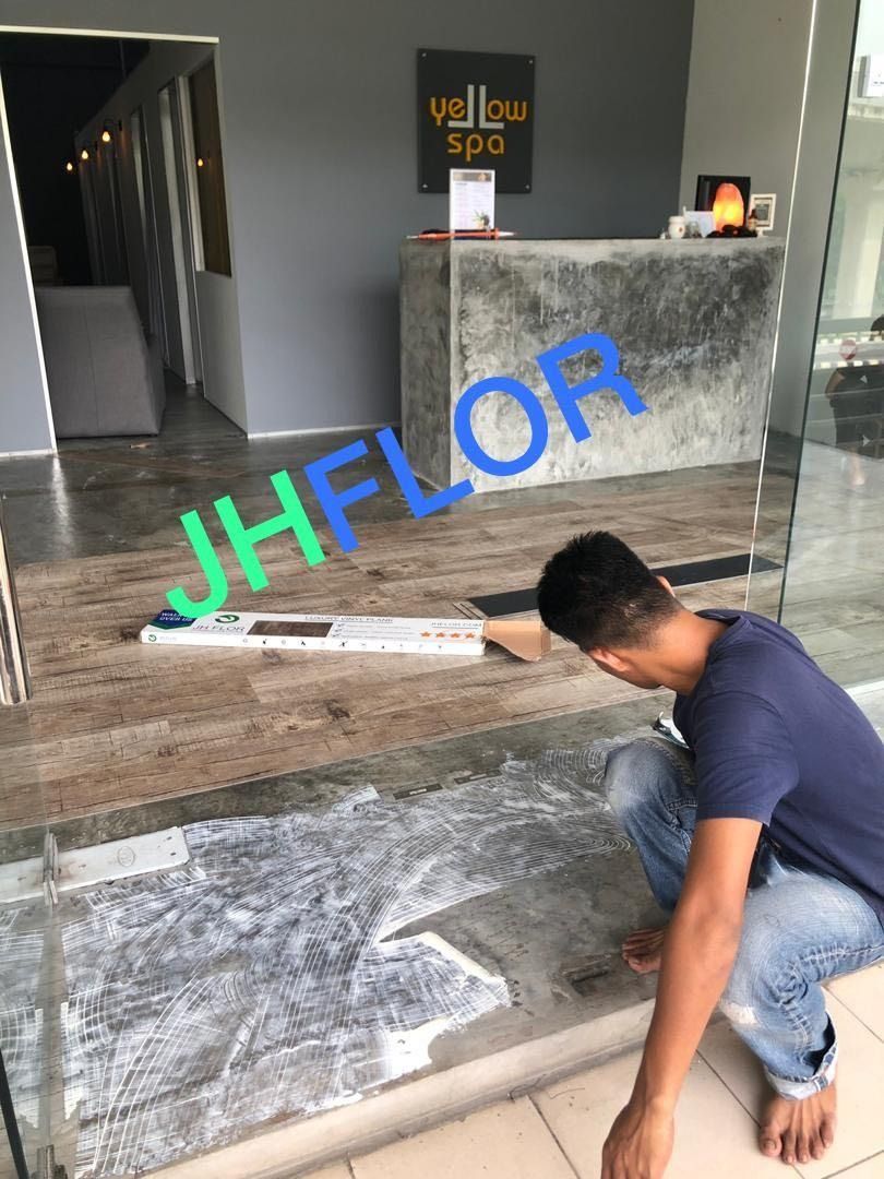 Vinyl Flooring / Lantai Kayu PVC / Waterproof Flooring, Furniture ...