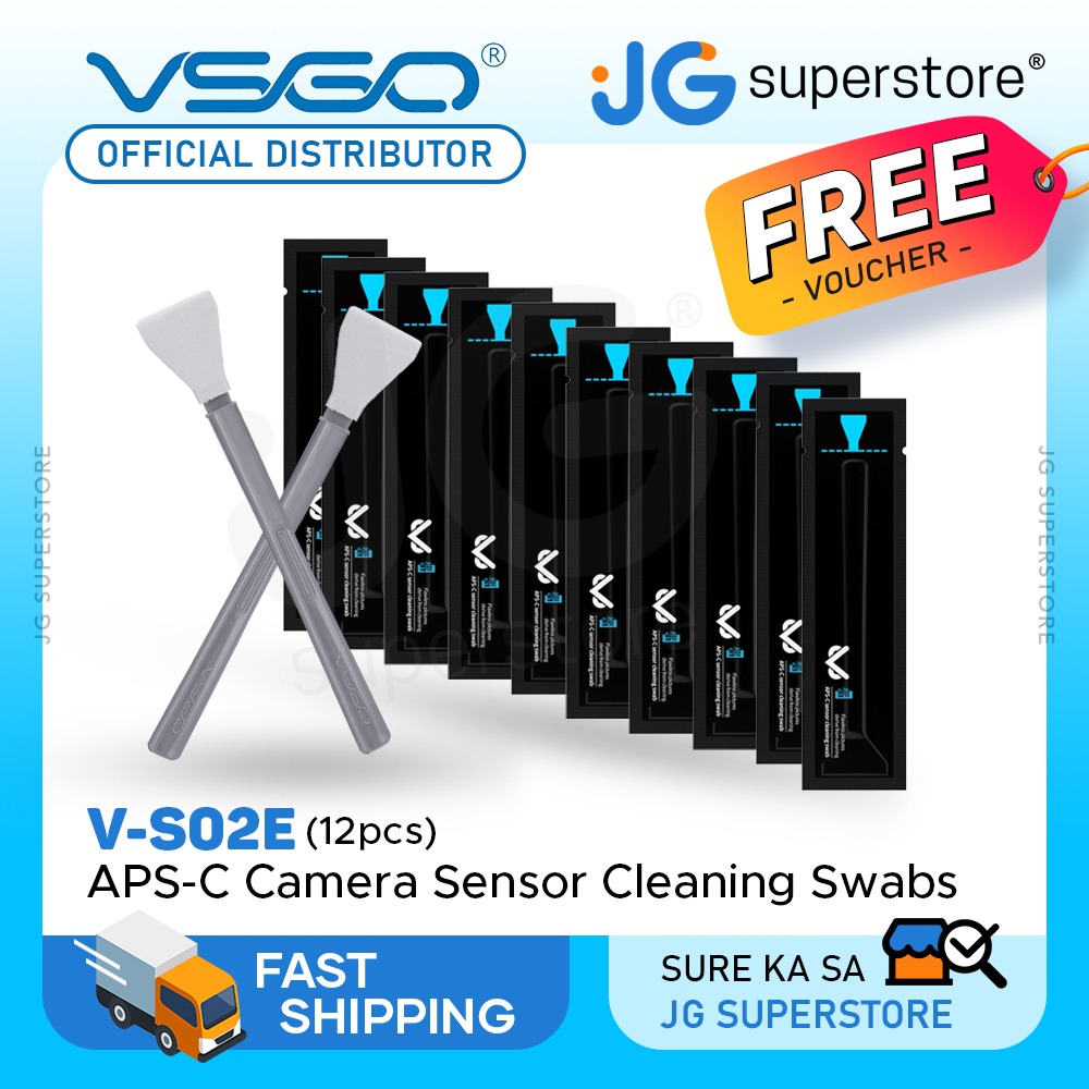 VSGO VS-S02-E Photo Professional APS-C Sensor Cleaning Swabs for DSLR ...