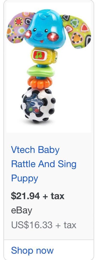 Vtech musical dog & blues clues toy mic, Babies & Kids, Infant Playtime ...