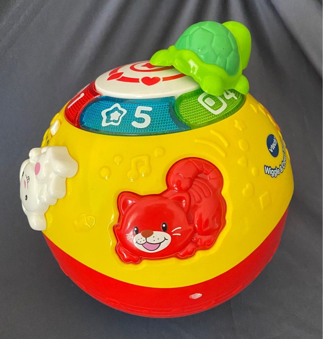 Vtech Wiggle & Crawl ball, Babies & Kids, Infant Playtime on Carousell