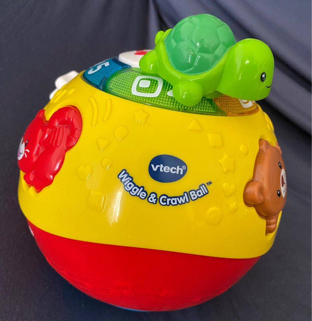 Vtech Wiggle & Crawl ball, Babies & Kids, Infant Playtime on Carousell