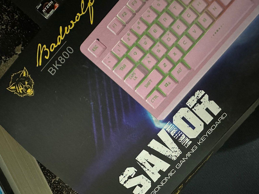 White Badwolf Keyboard Bk 800, Computers & Tech, Parts & Accessories ...