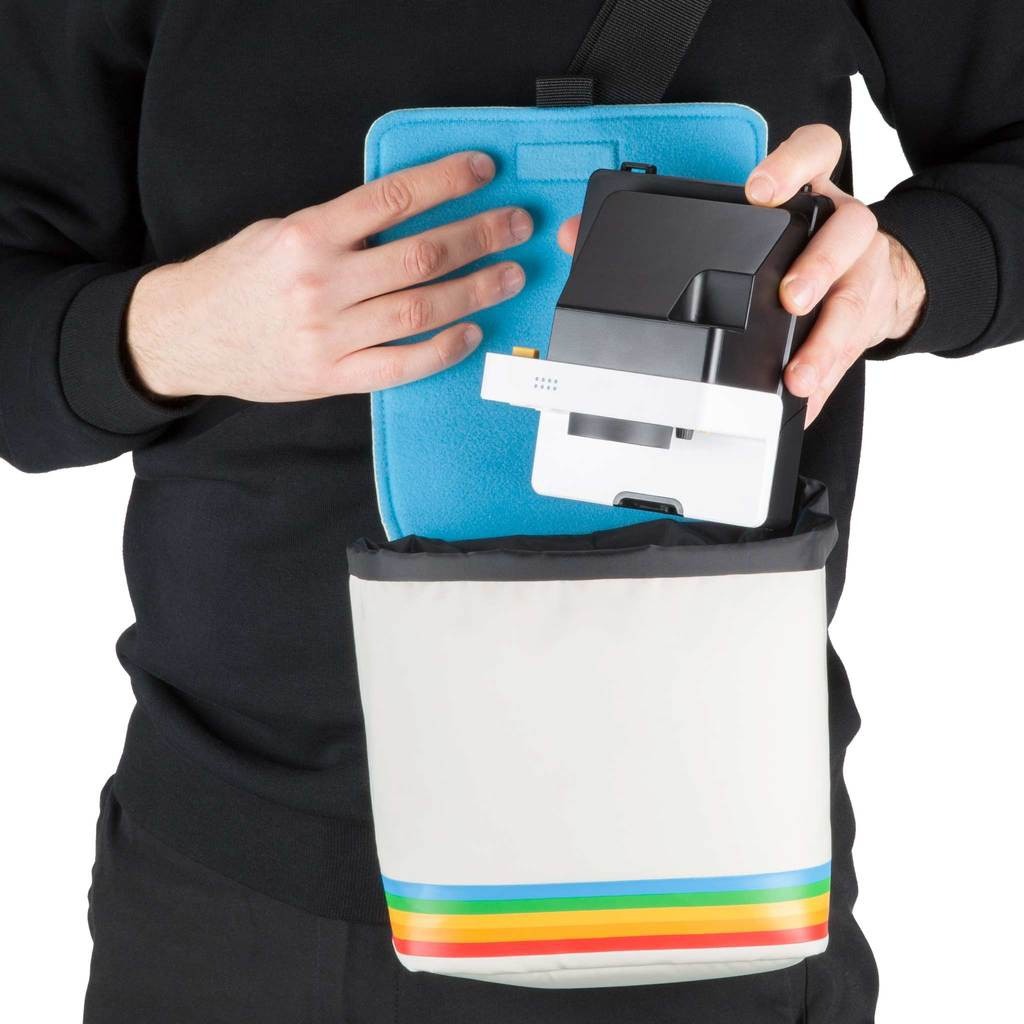 White Polaroid Box Camera Bag - DSLR Mirrorless Compact Camera Bag ...