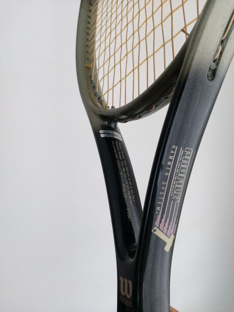 Wilson Hammer Dual Taper tennis racket, Sports Equipment, Sports ...