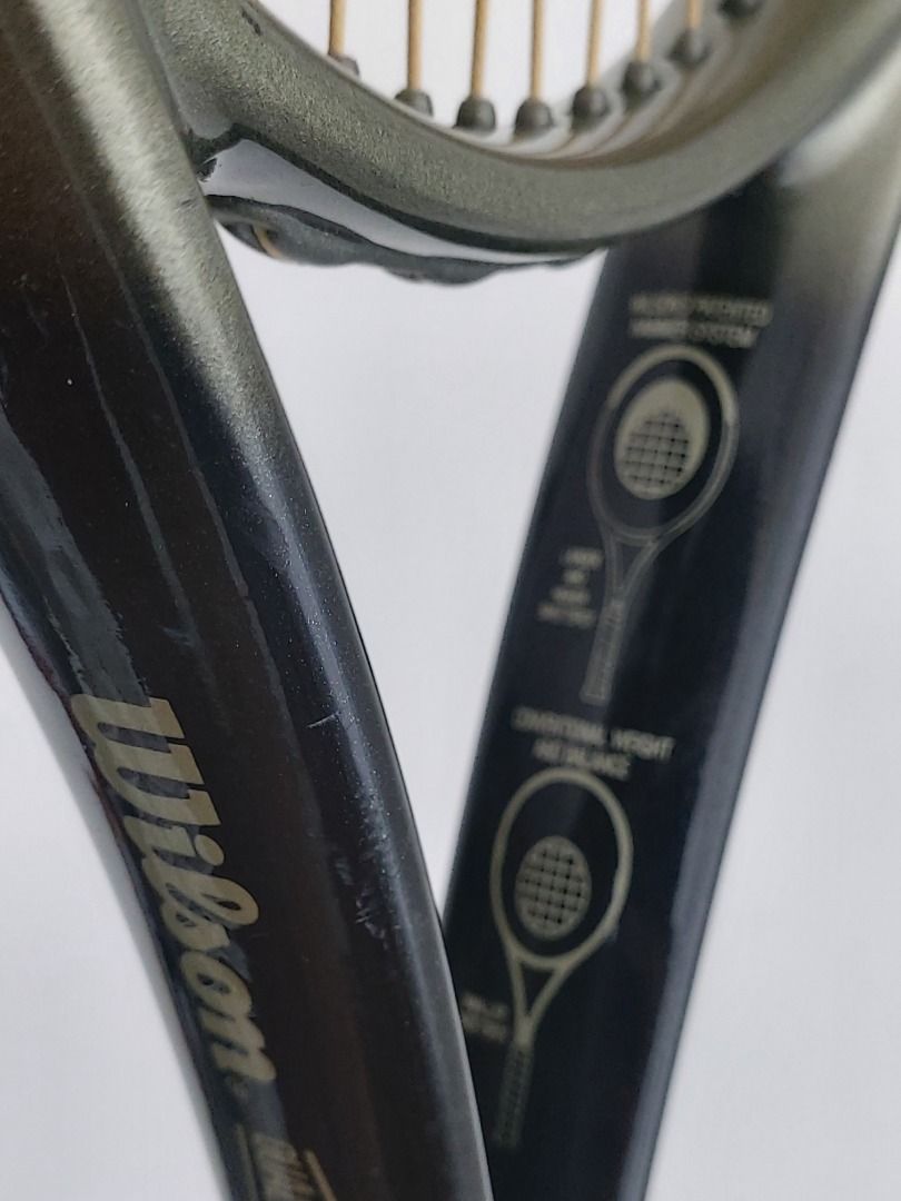 Wilson Hammer Dual Taper tennis racket, Sports Equipment, Sports ...