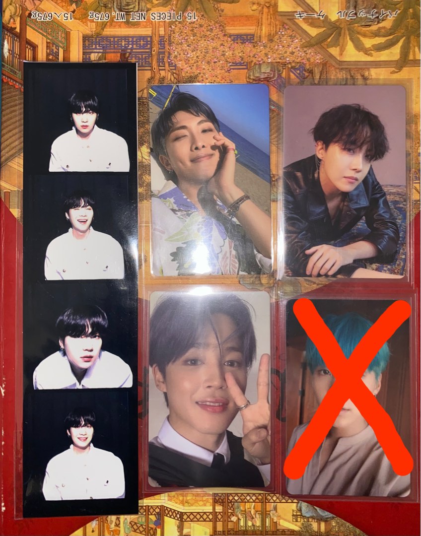 WTS BTS ALBUM PHOTOCARD BUTTER PC JPFC POB CREAM PEACHES FILMSTRIP FILM STRIP LOVE YOURSELF HER ...