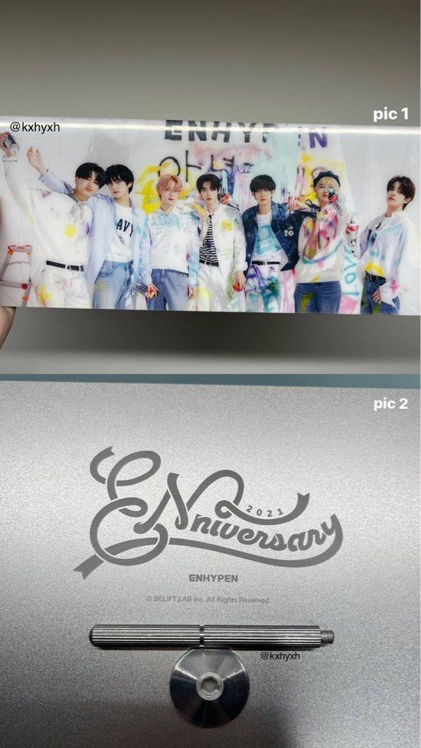 WTS ENHYPEN ENNIVERSARY ANNIVERSARY STANDEE STAND JUNGWON HEESEUNG JAY ...