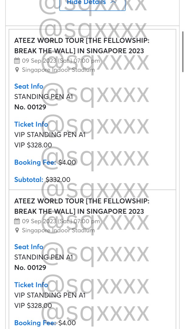 WTS/LFB 2x VIP Pen A1 Ateez Break The Wall in Singapore, Hobbies & Toys, Memorabilia ...