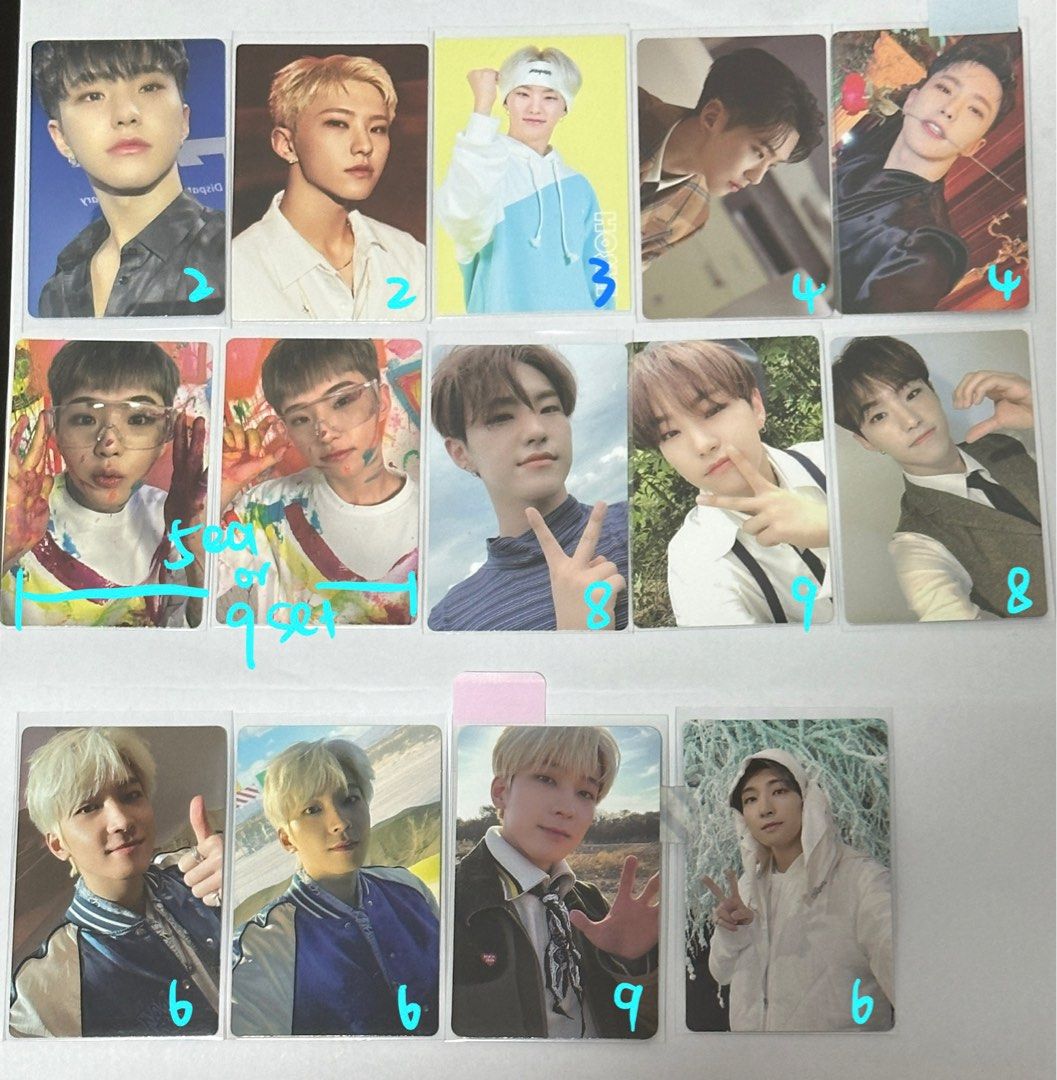 WTS seventeen svt pc photocards clearance scoups jeonghan Joshua jun hoshi wonwoo wonu woozi ...