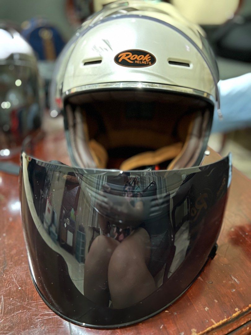 XL ROOK FULL FACE & XL SEC HALF FACE HELMETS on Carousell