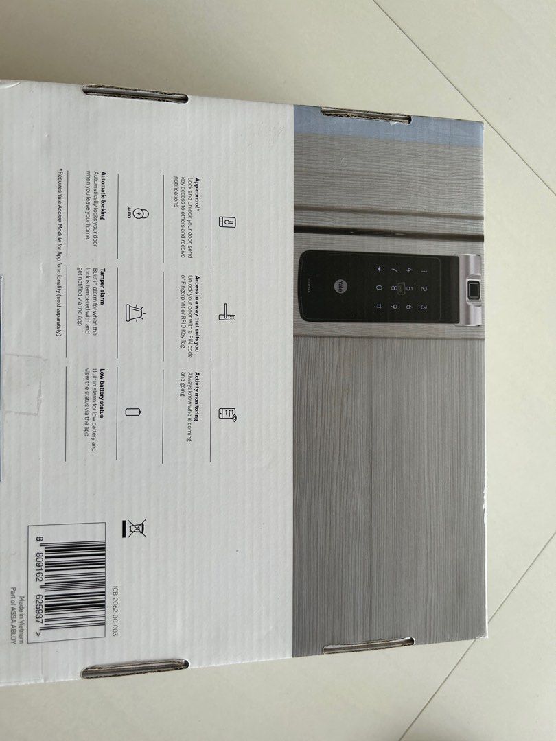 Yale digital lock - YDD724A, Furniture & Home Living, Security & Locks ...