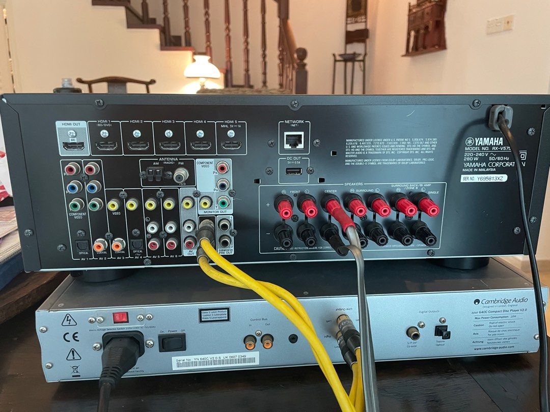 Yamaha RX-V575 Amplifier, Audio, Soundbars, Speakers & Amplifiers on ...