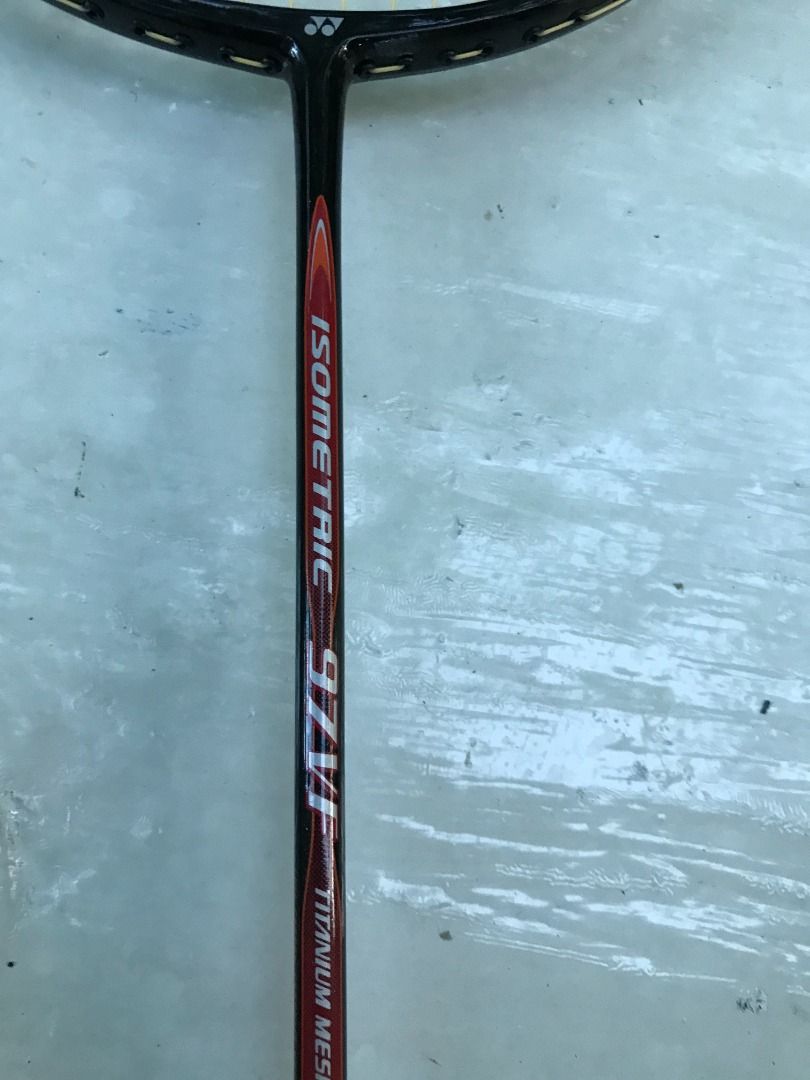 Yonex Titanium badminton racket with racket bag. In good condition ...