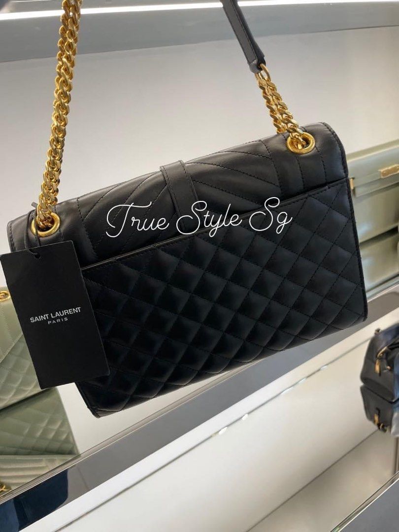 YSL ENVELOPE MEDIUM CHAIN BAG, Luxury, Bags & Wallets on Carousell
