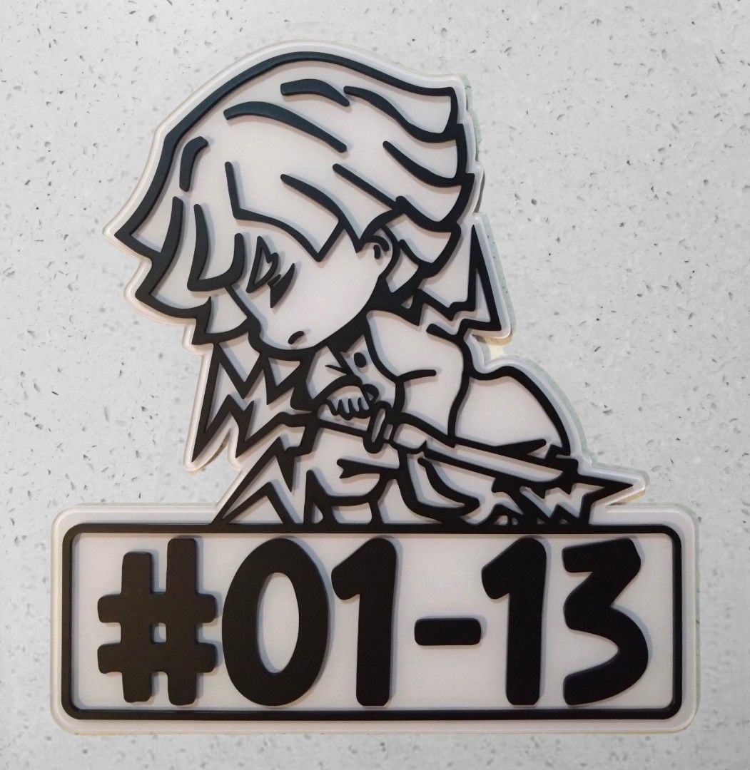Zenitsu Tanjiro Acrylic Signage / Unit Number/ Door Sign / Demon Slayer ...