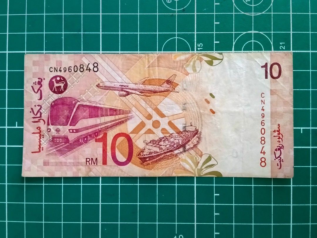 10TH series rm10 Malaysia banknote, Hobbies & Toys, Collectibles ...