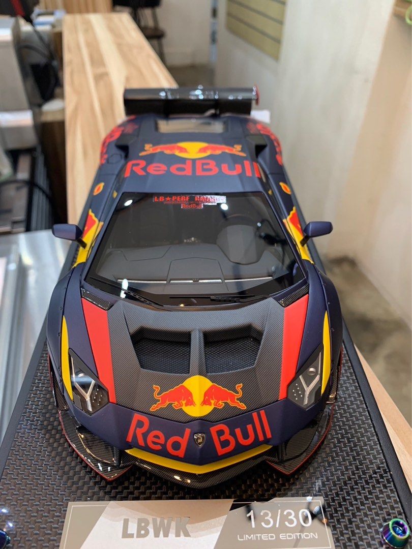 1/18 The Red Bull Aventador!!!, Hobbies & Toys, Toys & Games on Carousell