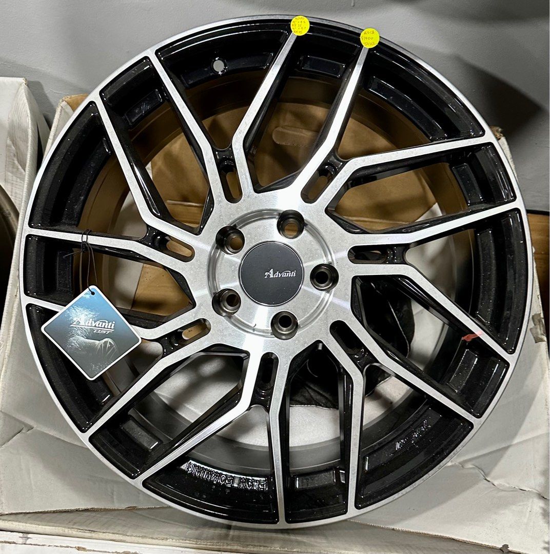 Advanti DST 19" Flow Form Polished Gloss Silver Sport Wheels!!, Car ...