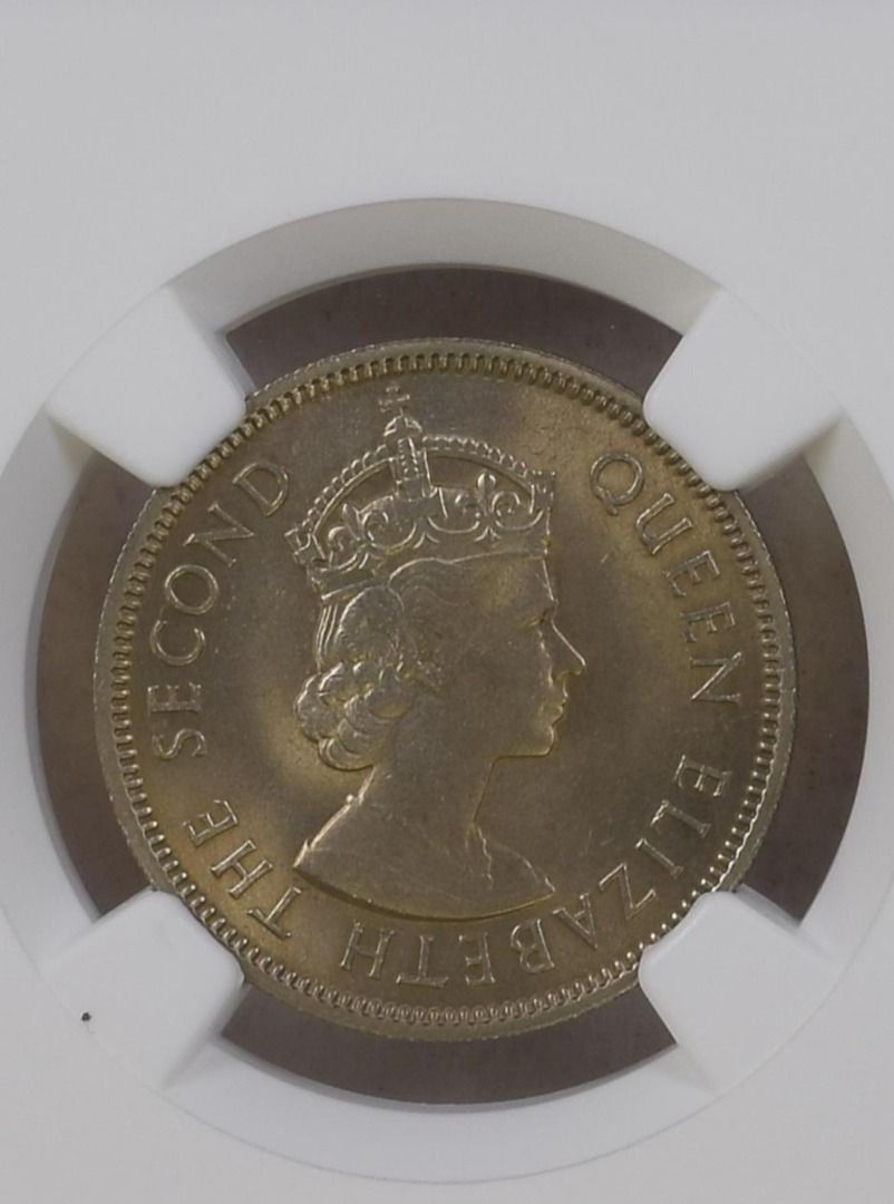 (Consignment) [Legacy Collectibles] 1961 Malaya 20 Cents Queen Elizabeth II with NGC MS 65 ...