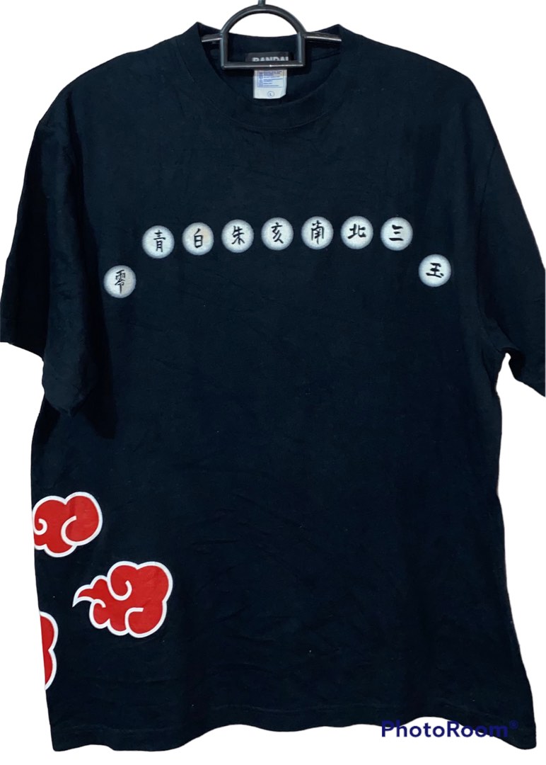 22x28 anime naruto akatsuki glow in the dark, Men's Fashion, Tops ...