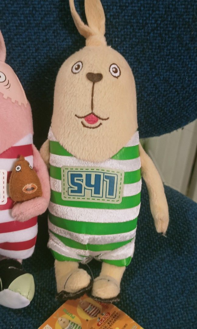 30cm usavich rabbit pink and green stuffed toys on Carousell