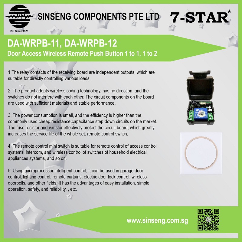 Door Access Remote Switch Push Button for Door Access Control ...