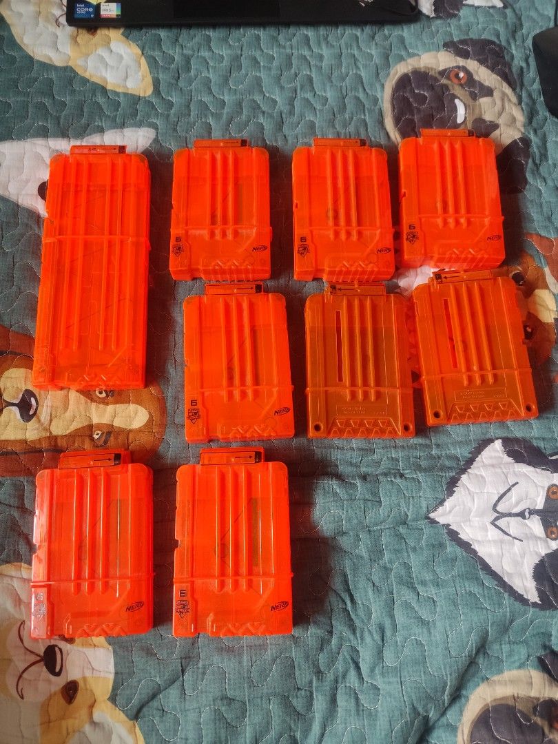 9 Nerf magazines, Hobbies & Toys, Toys & Games on Carousell