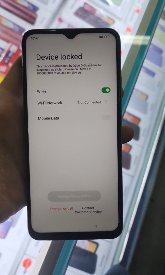 ( Maxis Lock ) Oppo A17 Blue ( Malaysia Set ) on Carousell
