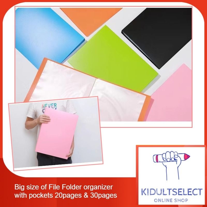 A3 Size PP File Folder Organizer, School & Office Paper, Drawing ...