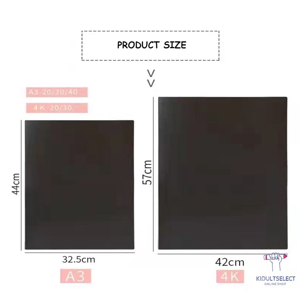 A3 Size PP File Folder Organizer, School & Office Paper, Drawing ...
