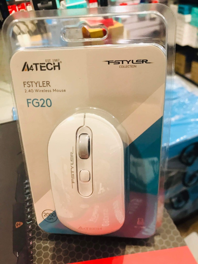 A4tech Fstyler Fg20 Wireless Mouse White Computers And Tech Parts