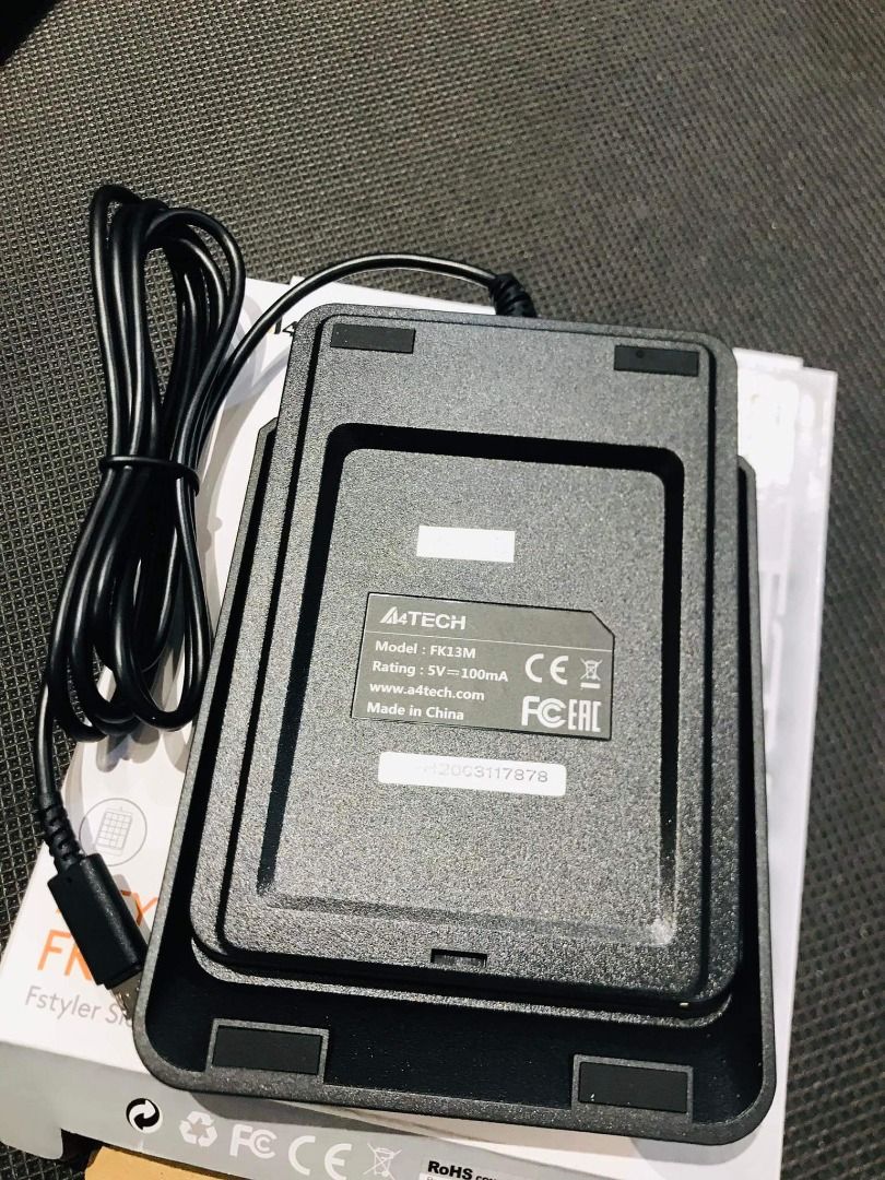 A4Tech Fstyler FK13M Numeric Keypad Micro USB Black, Computers & Tech, Parts & Accessories ...