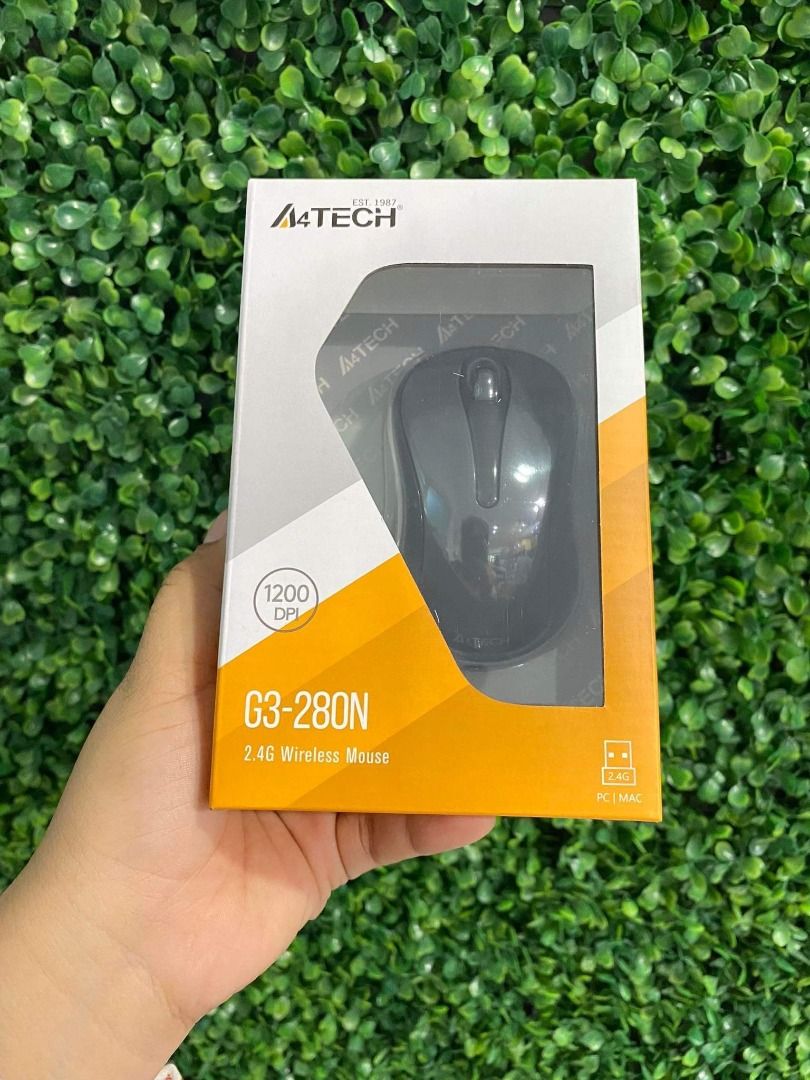 A4Tech G3 280N-1 Padless Wireless Mouse Glossy Grey, Computers & Tech ...