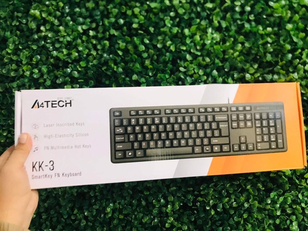 A4Tech KK-3 Wired Keyboard Black USB, Computers & Tech, Parts & Accessories, Computer Keyboard ...