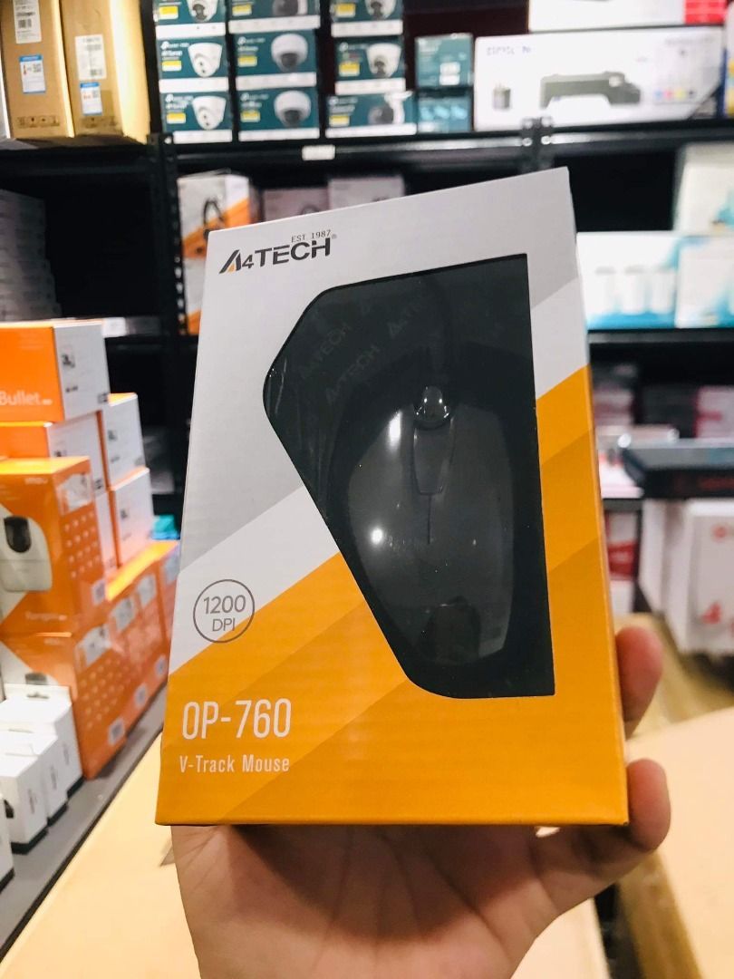A4Tech OP-760 Optical Wired USB Mouse Black, Computers & Tech, Parts ...