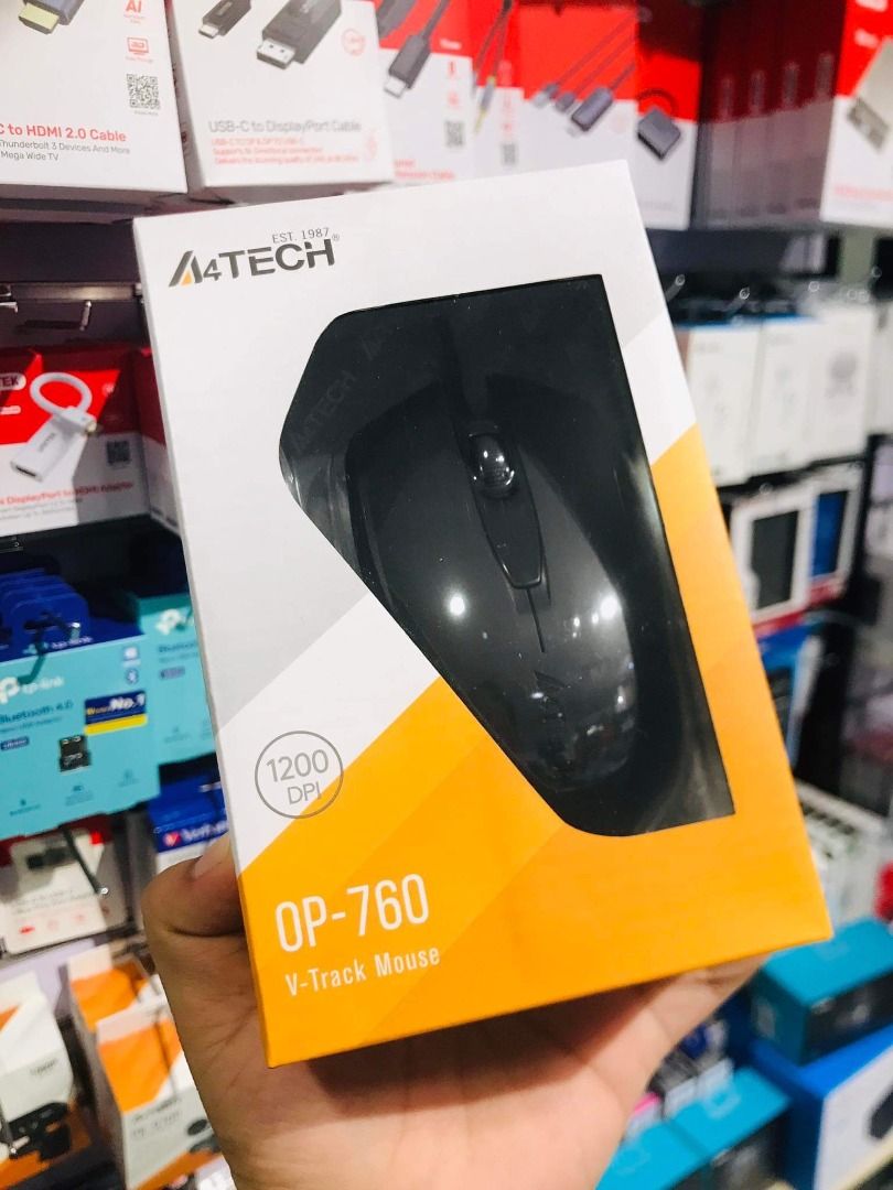 A4Tech OP-760 Optical Wired USB Mouse Black, Computers & Tech, Parts & Accessories, Mouse ...