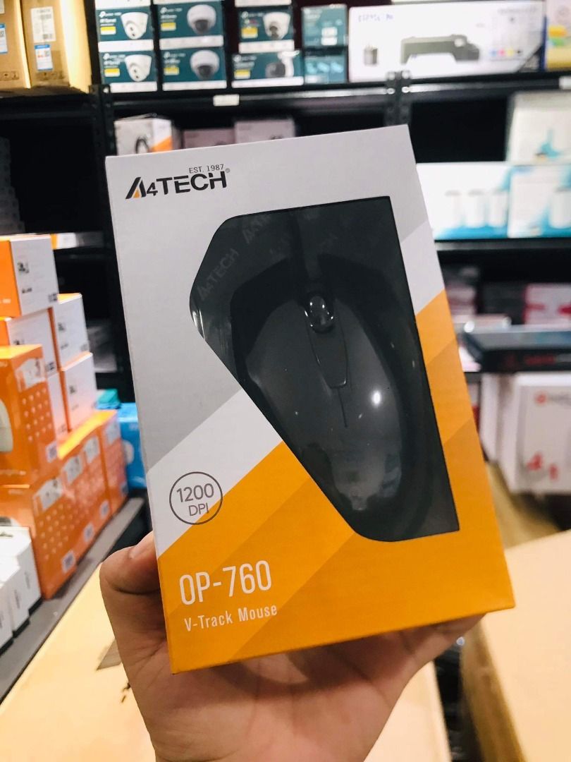 A4Tech OP-760 Optical Wired USB Mouse Black, Computers & Tech, Parts ...