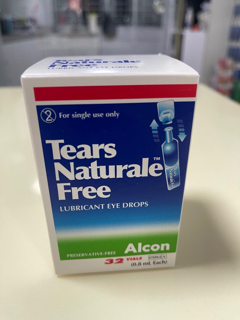 [Exp 07/24]Alcon Tears Naturale Free Lubricant Eye Drops, Beauty ...