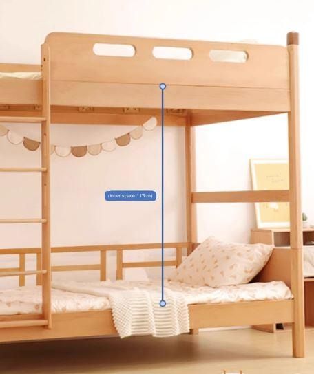 All solid wood upper and lower bunks simple upper and lower with the ...